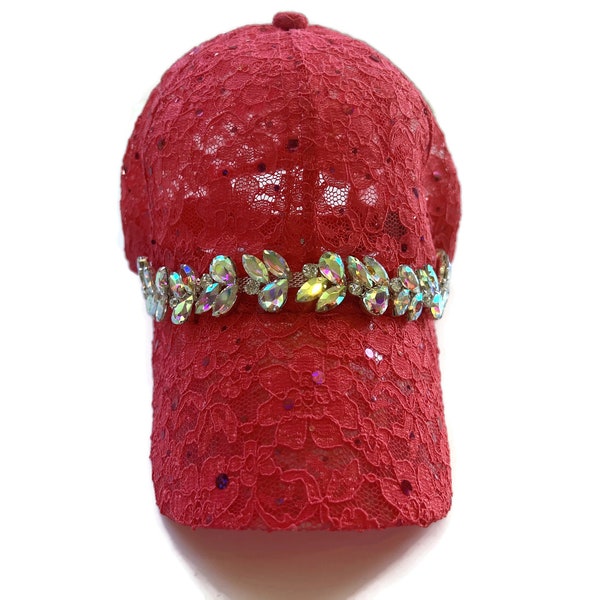Jeweled Hat - Etsy