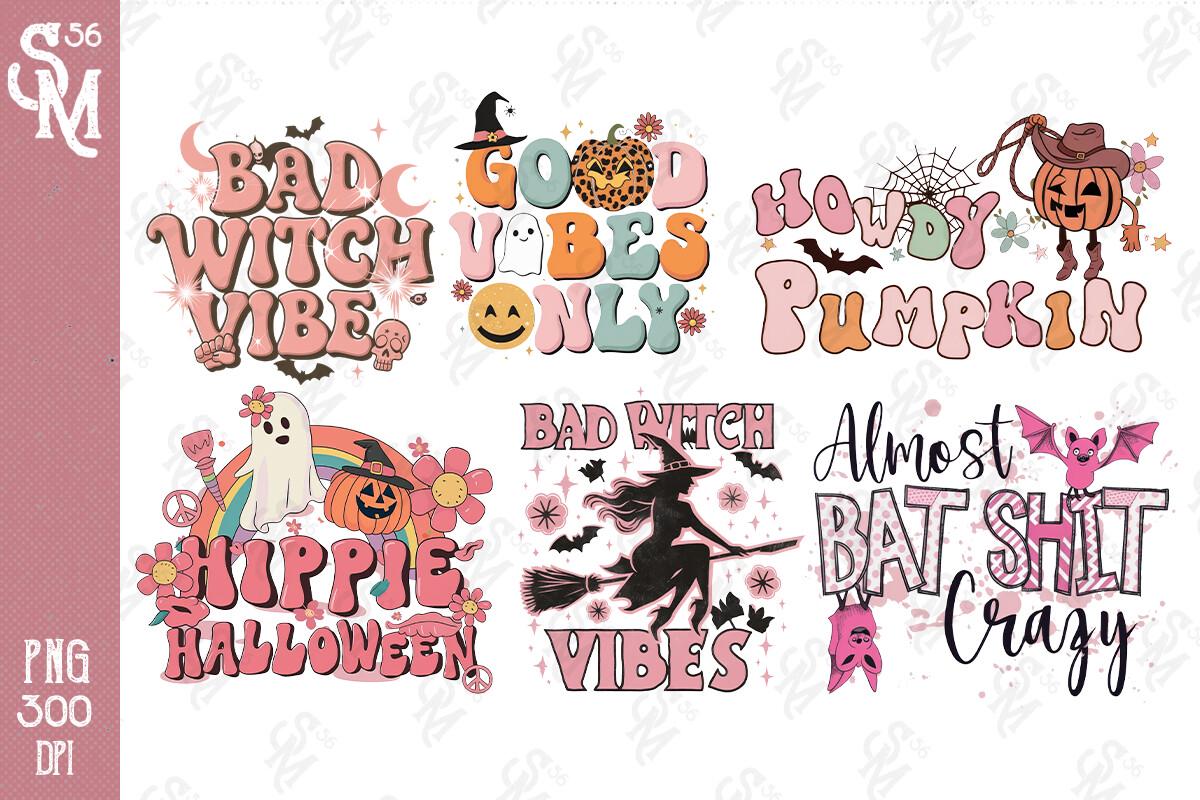 Pink Halloween Bundle Clipart PNG Instant Digital Download, Spooky ...
