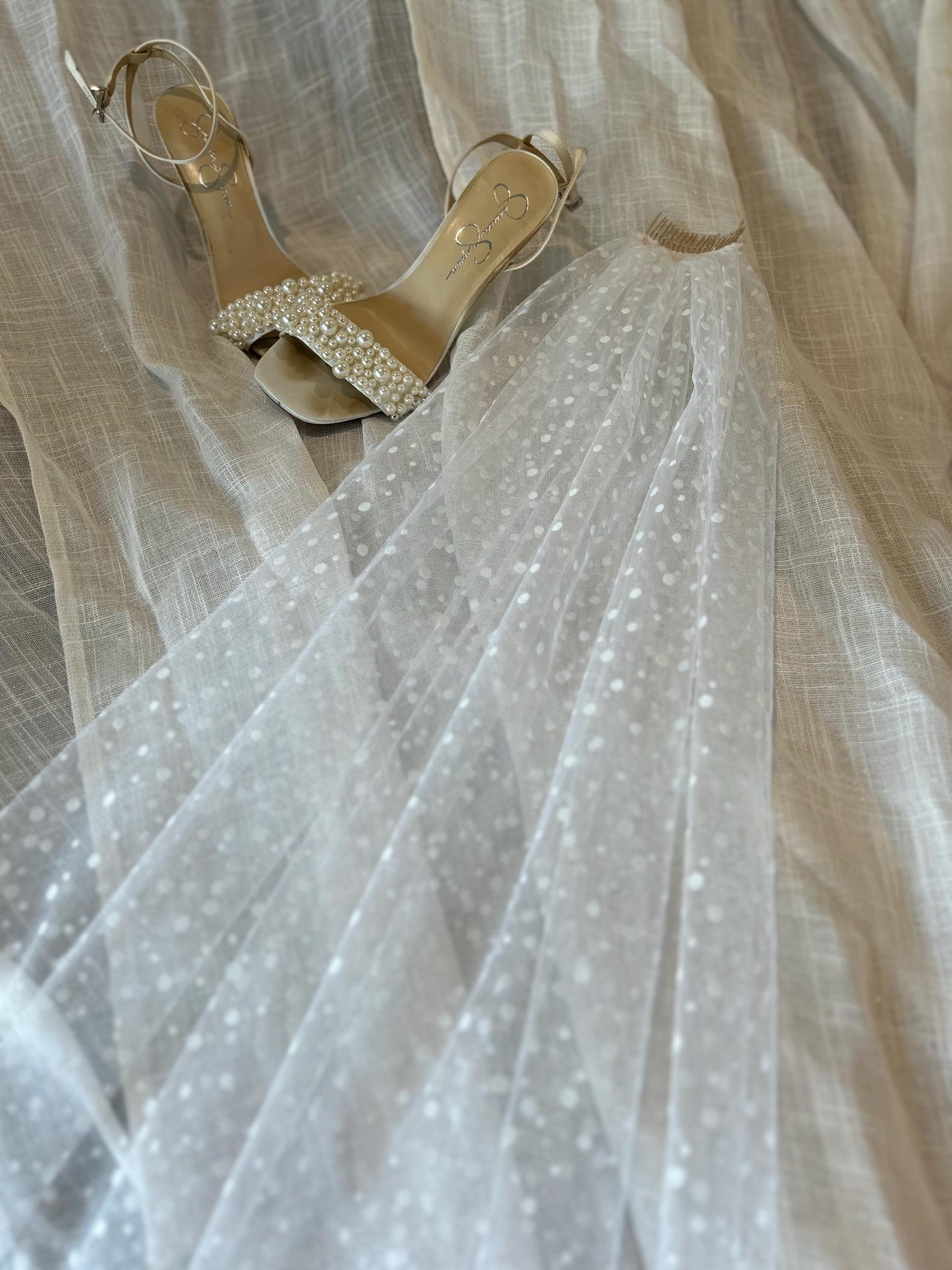 Dainty Polka Dot Bridal Veil Bachelorette Party Fun Veil Bridal Shower ...