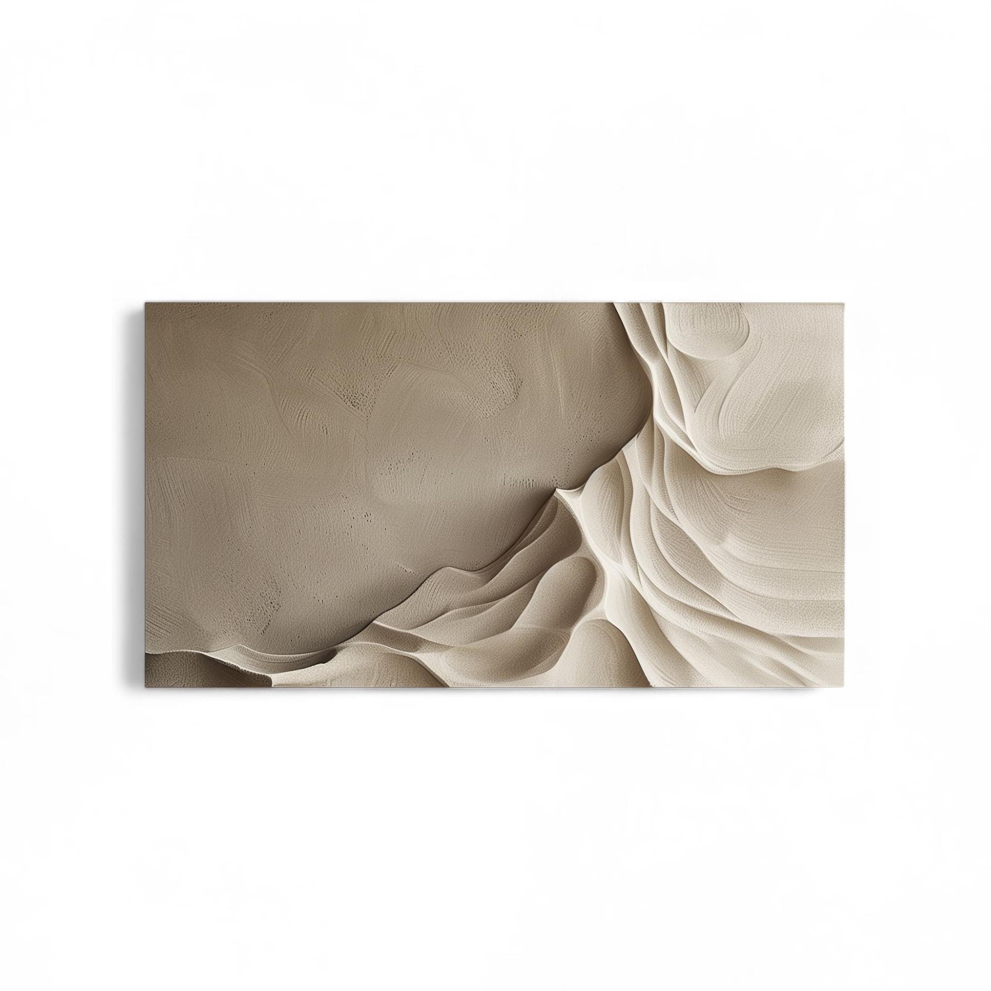 Beige 3D Wood Wall Art: Minimalist Home Decor Sculpture - Etsy