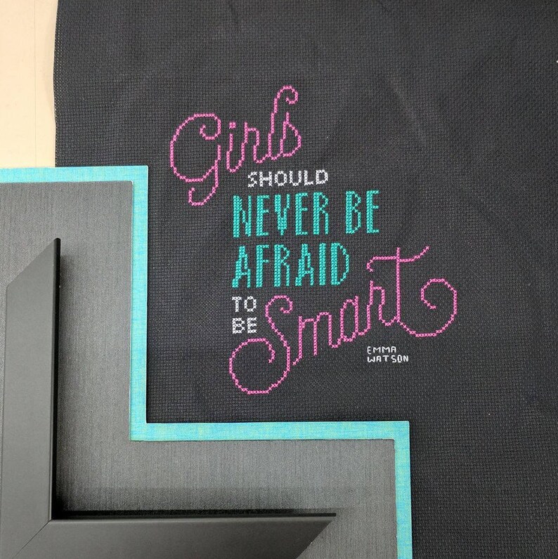 Girls Should Never Be Afraid to Be Smart Emma Watson Quote - Etsy Australia