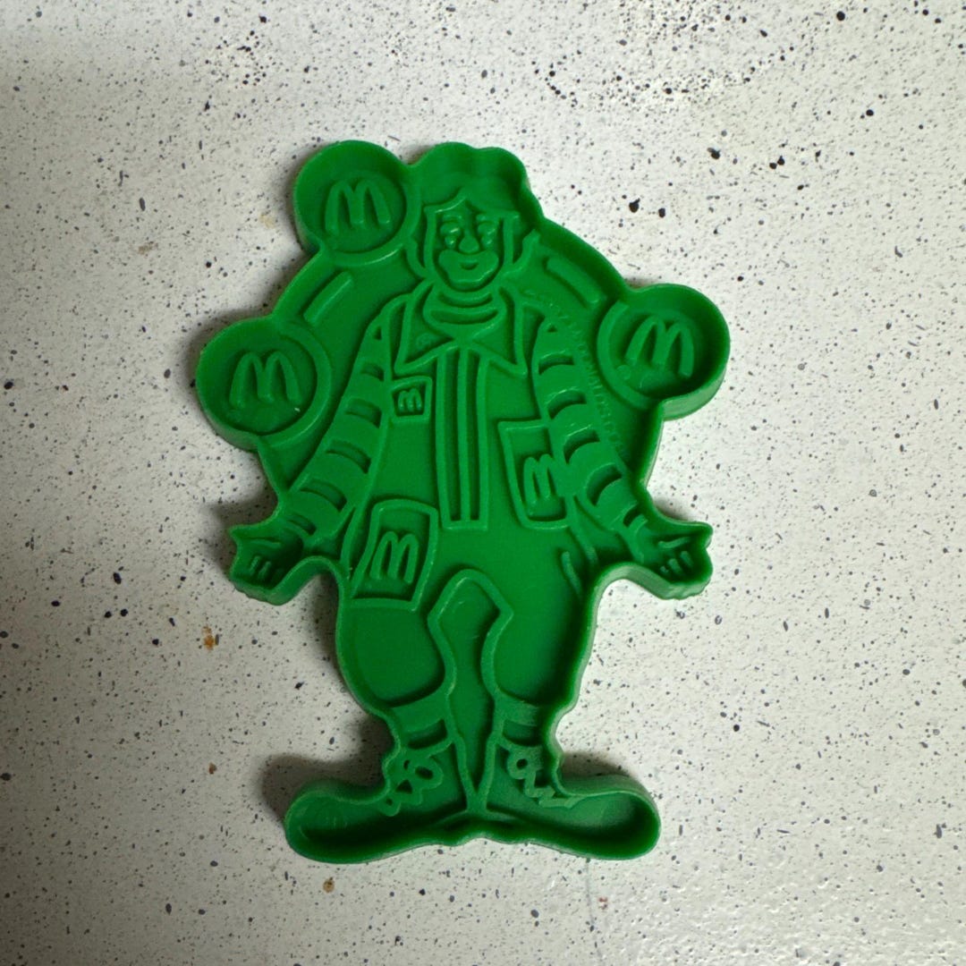 Ronald Mcdonald Cookie Cutter 1987 - Etsy