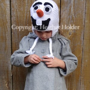 Elsa, Anna, Olaf & Kristoff (frozen) Crocheted Hat Pattern - 4 Patterns ...