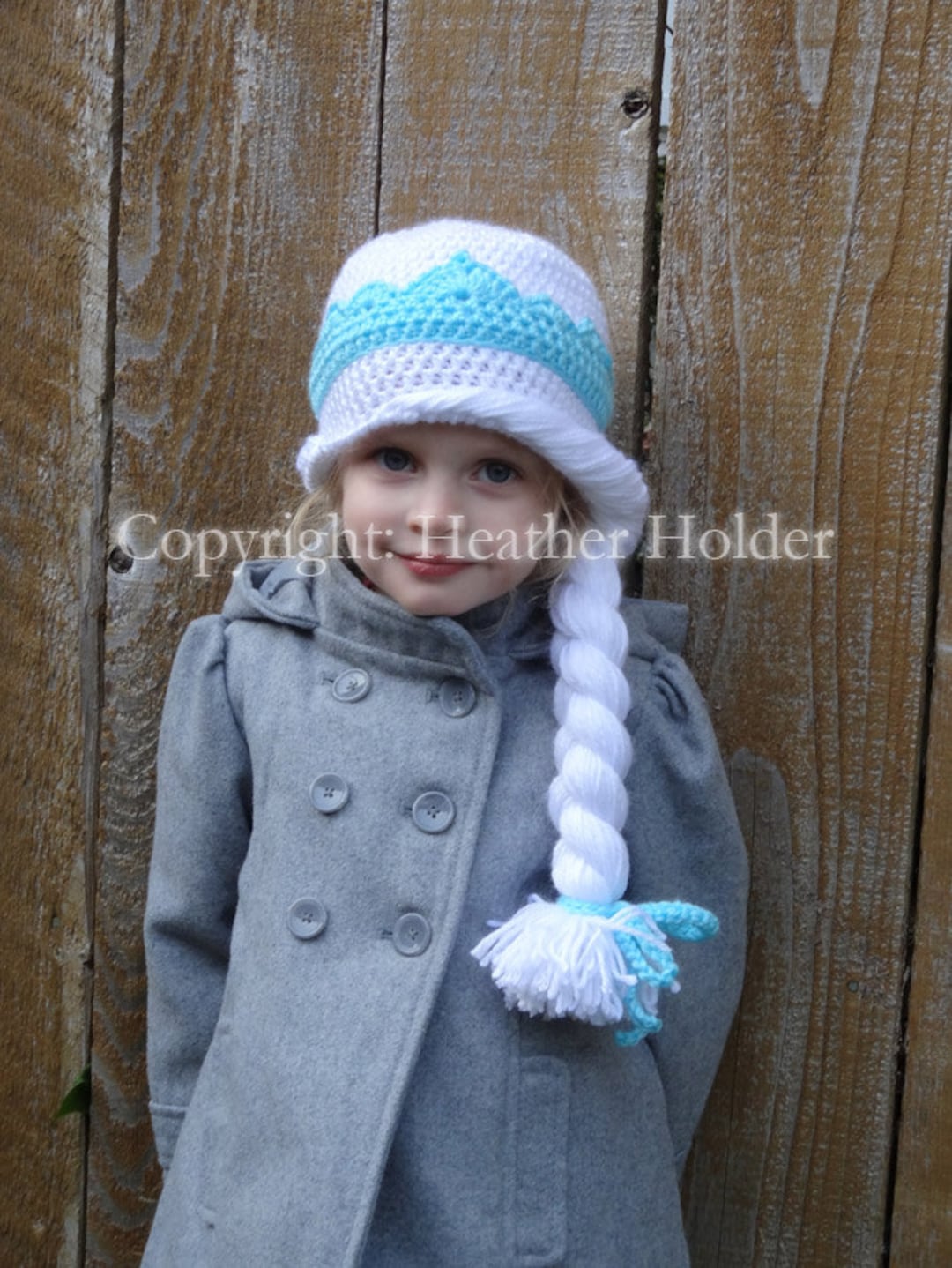 Elsa of Arendelle (frozen) Crocheted Hat Pattern - Instant Download - Etsy