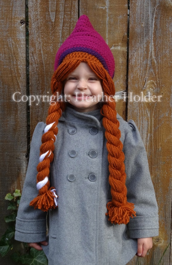 Anna Frozen Crochet Hat Pattern