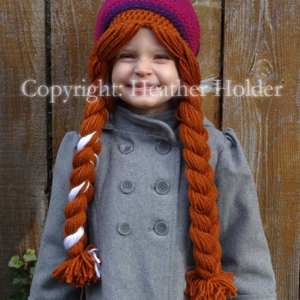 Frozen Anna Hat - Etsy