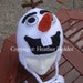 Kristoff & Olaf (frozen) Crocheted Hat Pattern - 2 Patterns - Instant ...