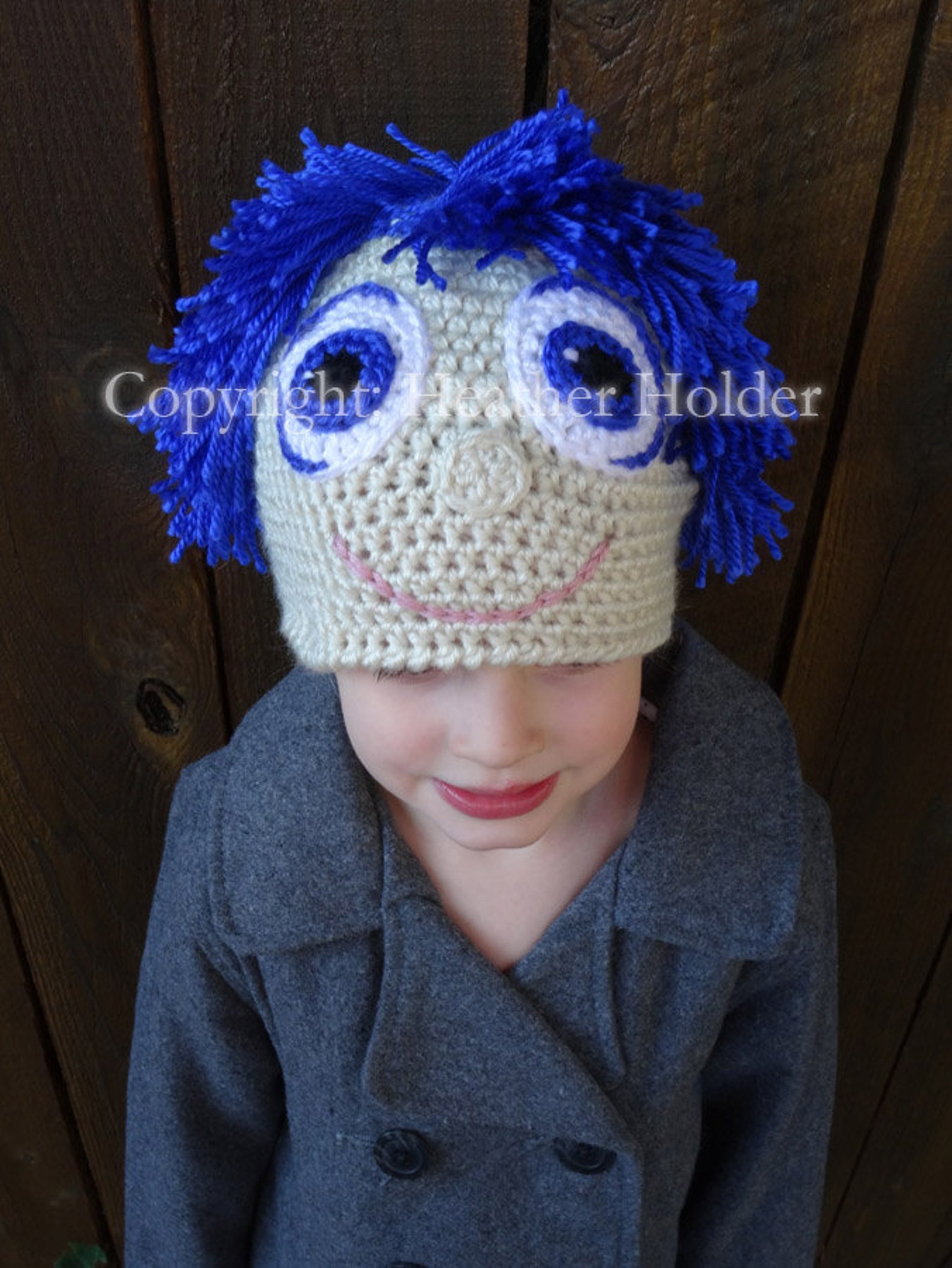 Joy (inside Out) Crocheted Hat Pattern - Instant Download - Etsy