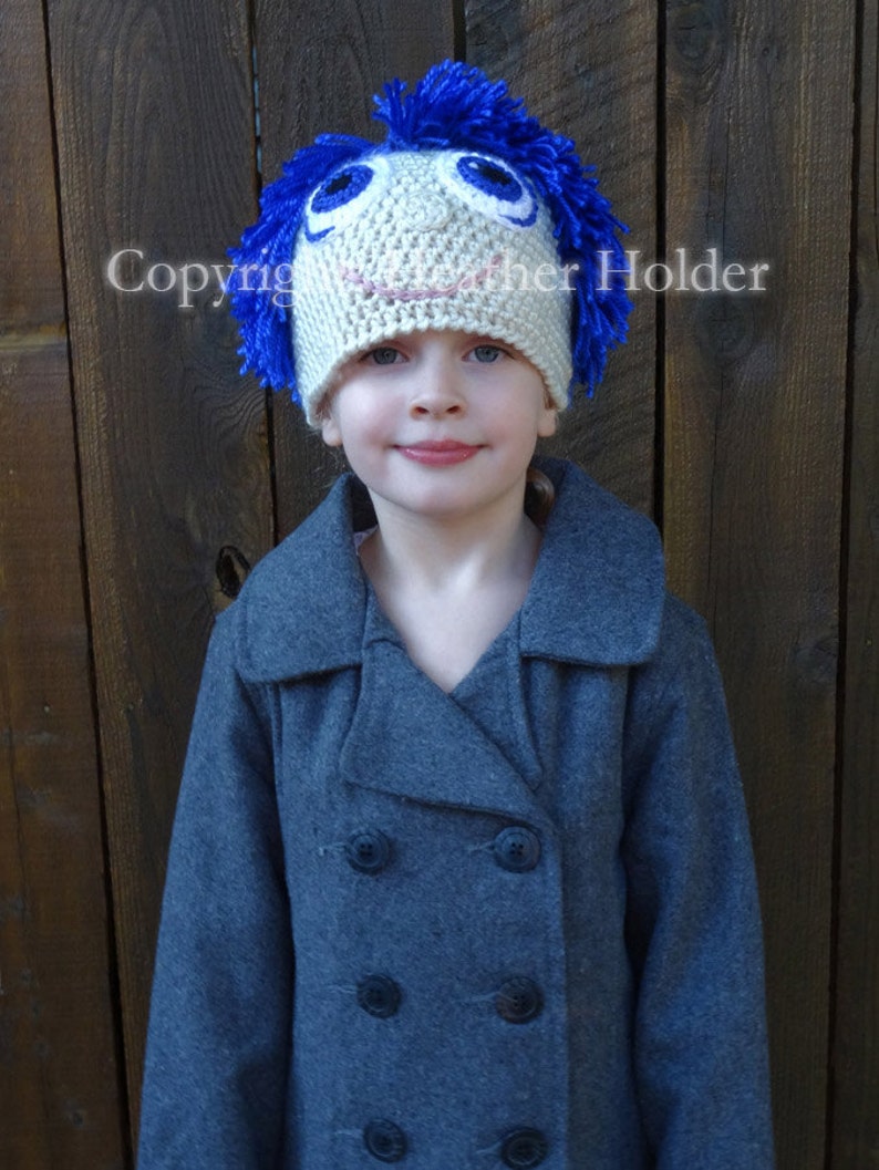 Joy (inside Out) Crocheted Hat Pattern - Instant Download - Etsy