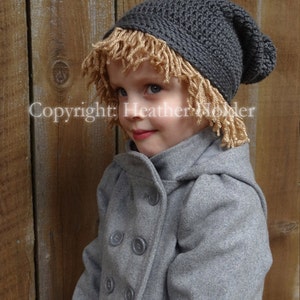 Kristoff (frozen) Crocheted Hat Pattern - Instant Download - Etsy