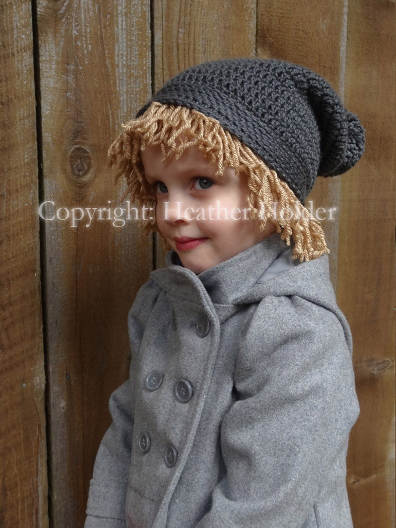 Kristoff (frozen) Crocheted Hat Pattern - Instant Download - Etsy
