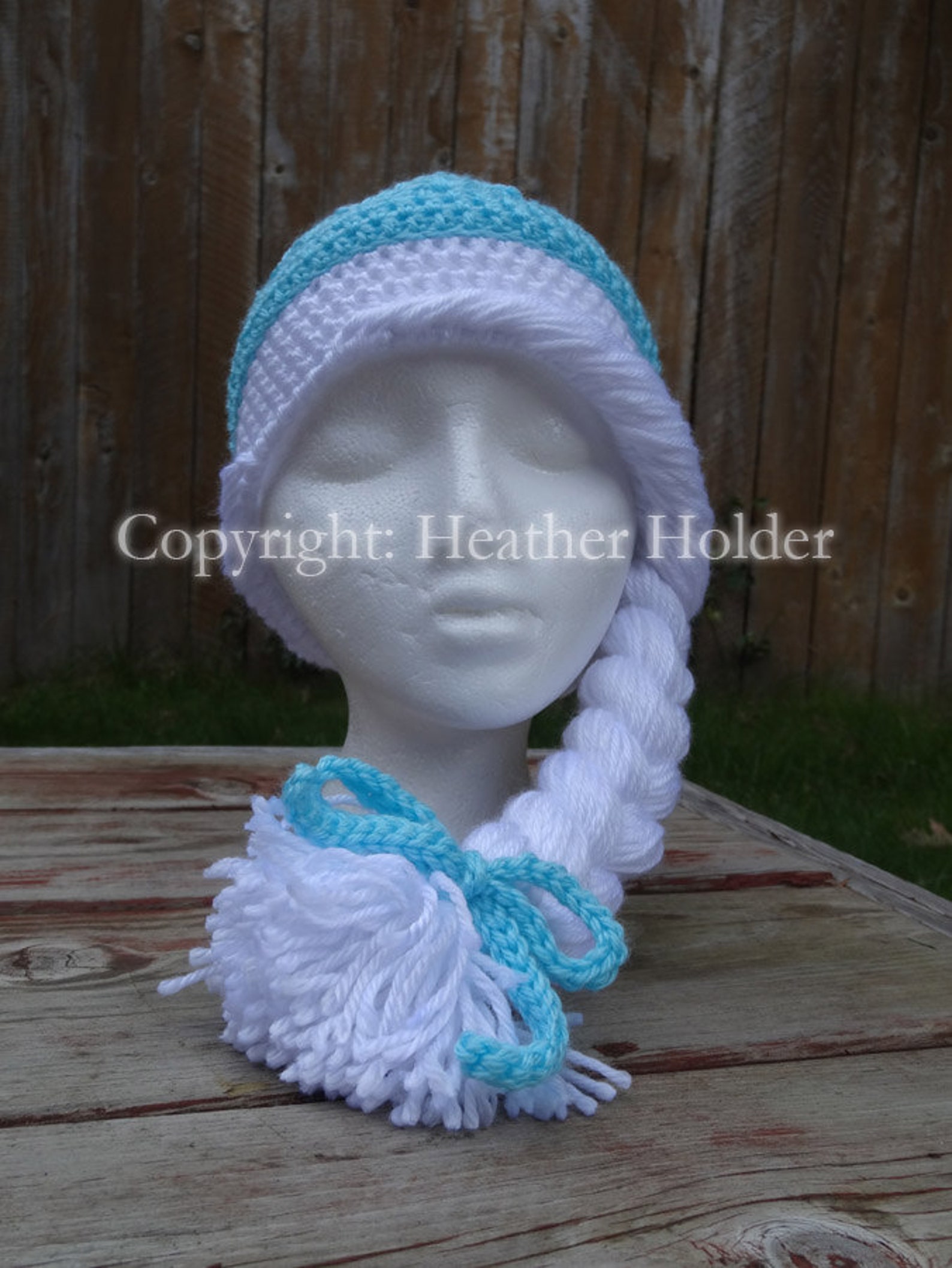 Elsa of Arendelle (frozen) Crocheted Hat Pattern - Instant Download - Etsy