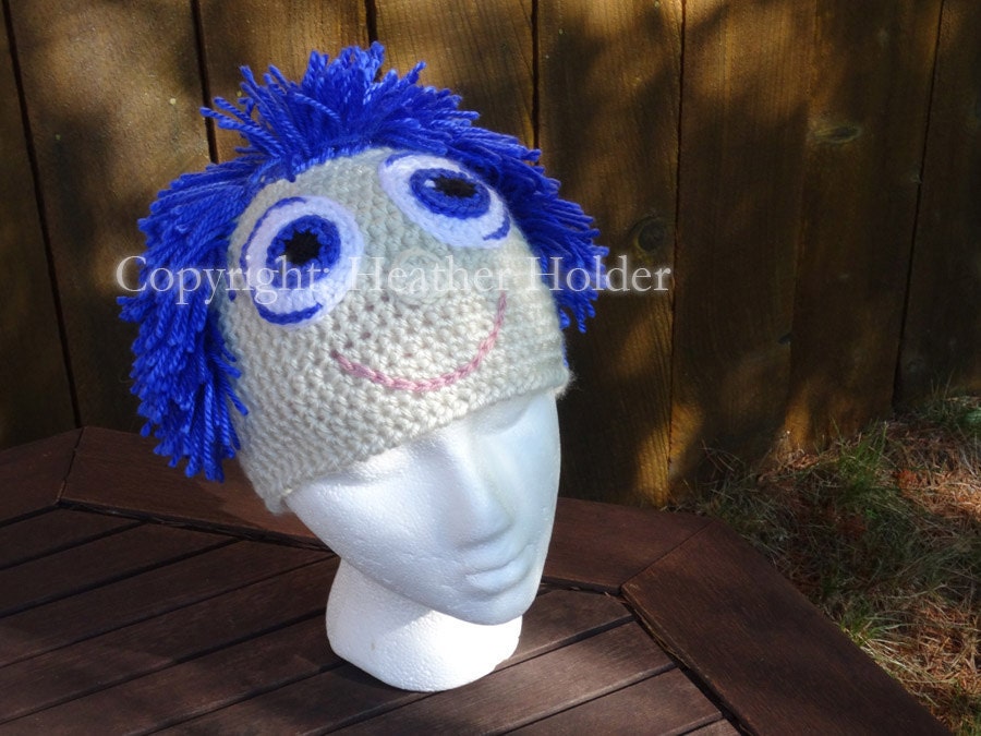 Joy (inside Out) Crocheted Hat Pattern - Instant Download - Etsy