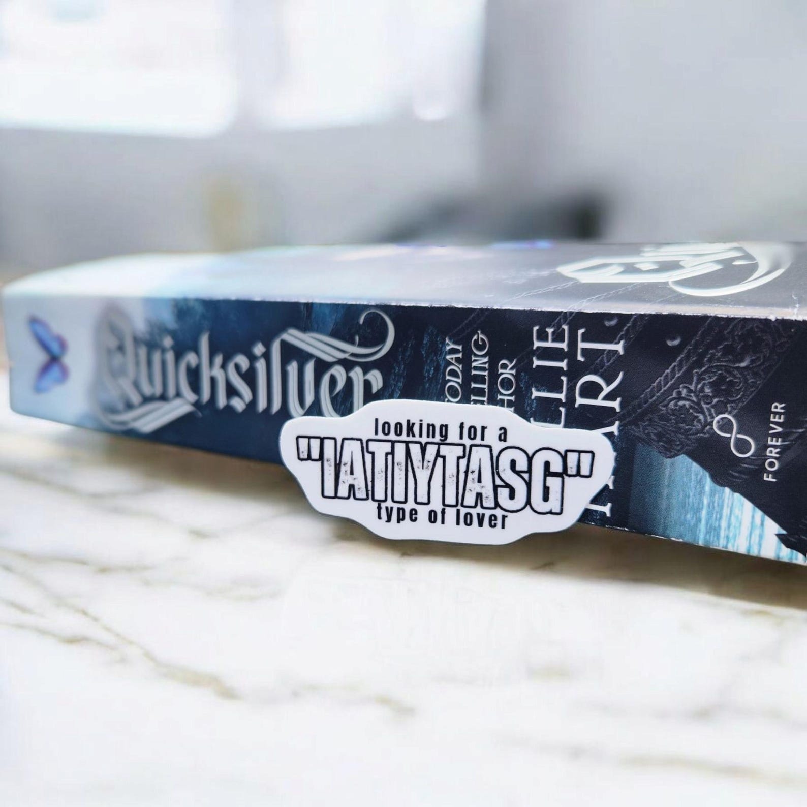 Quicksilver | Kingfisher | "iatiytasg" Sticker | Waterproof | Matte ...