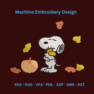 Snoopy Embroidery - Etsy