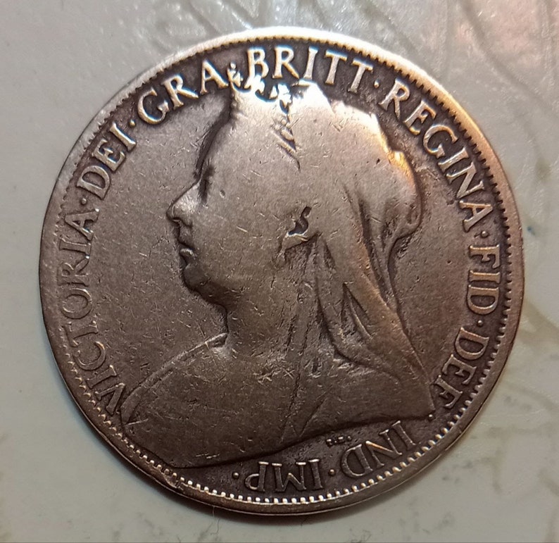 Victorian ONE Penny 1899 - Etsy