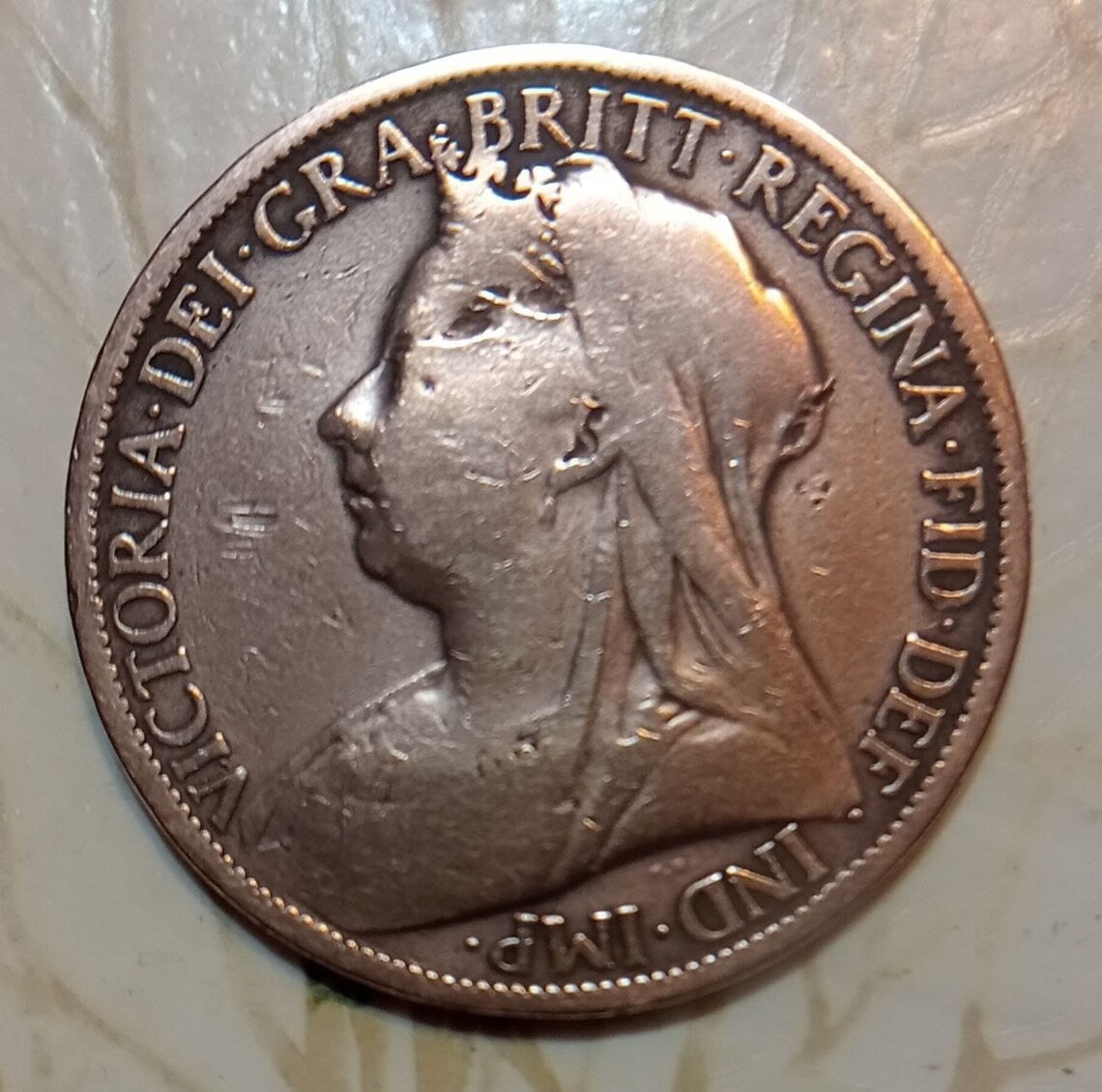 Victorian ONE Penny 1899 - Etsy
