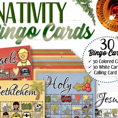 30 Thanksgiving Bingo Cards INSTANT DOWNLOAD | Etsy