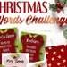 EDITABLE Christmas Word Challenge Game - INSTANT DOWNLOAD - Etsy