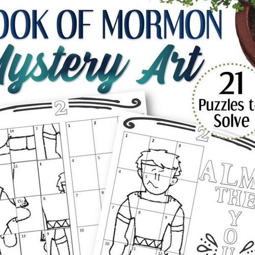 Book of Mormon Coloring Pages 27 Pages INSTANT DOWNLOAD - Etsy