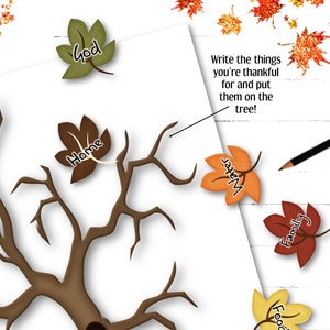 Thanksgiving Advent Calendar With Thankful Prompt Cards - INSTANT ...