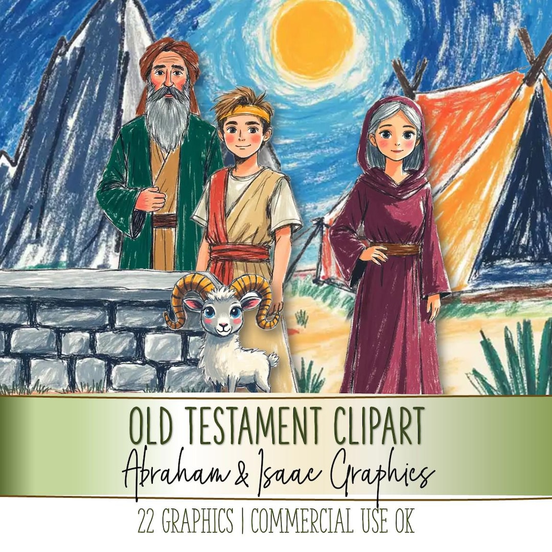 Old Testament Bible Graphics - Abraham, Sarah, Isaac, Hagar, & Ishmael ...