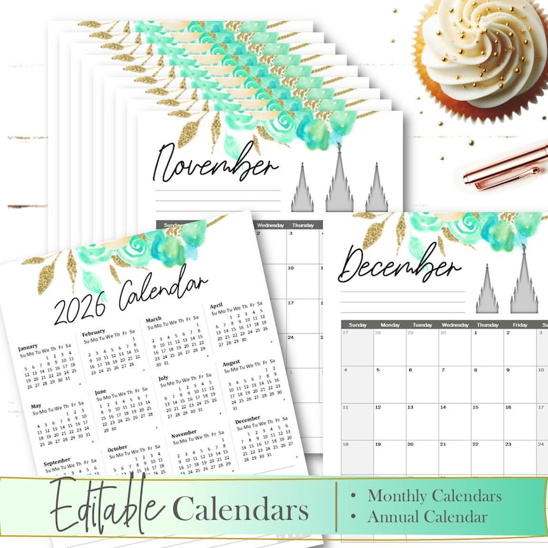 EDITABLE 2026 Young Women Class Presidency Planner - INSTANT DOWNLOAD ...