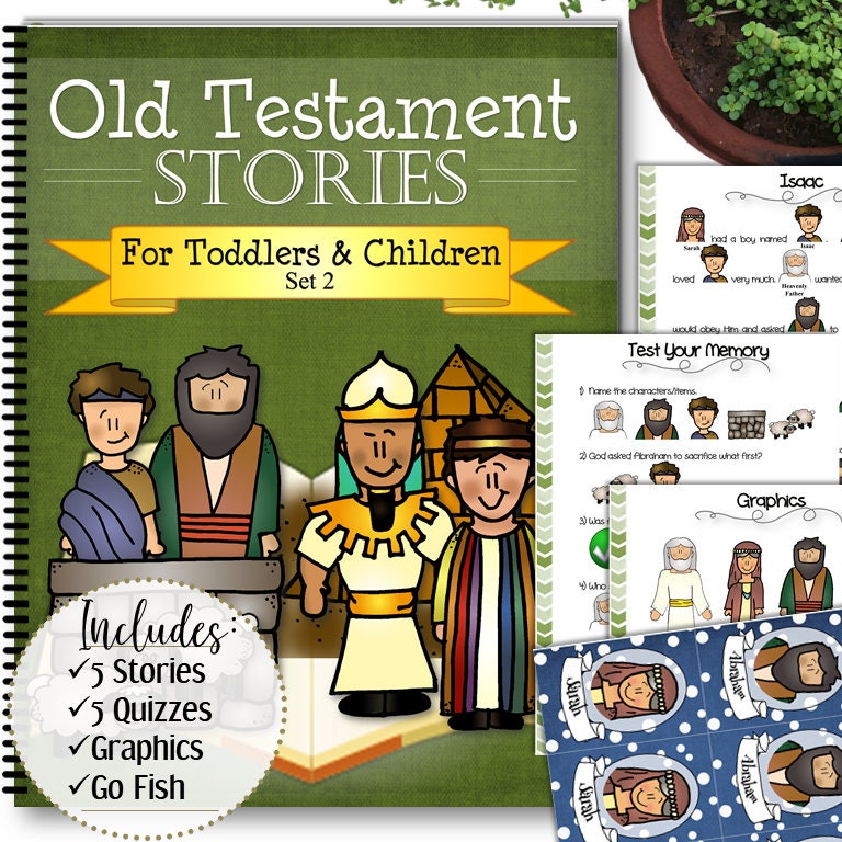 Complete Old Testament Stories For Toddlers and Children | Etsy