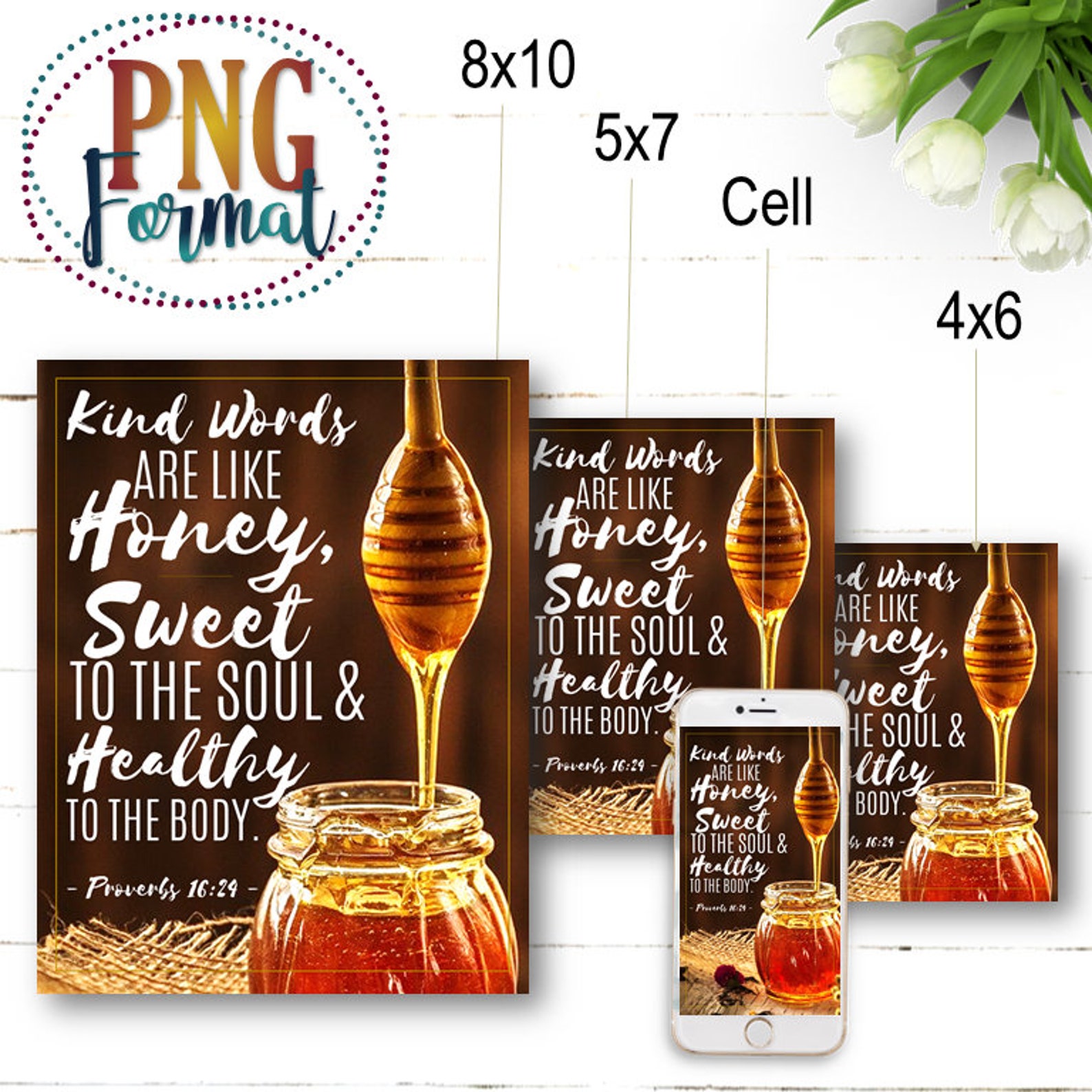 EDITABLE Kind Words Are Like Honey Printable INSTANT - Etsy