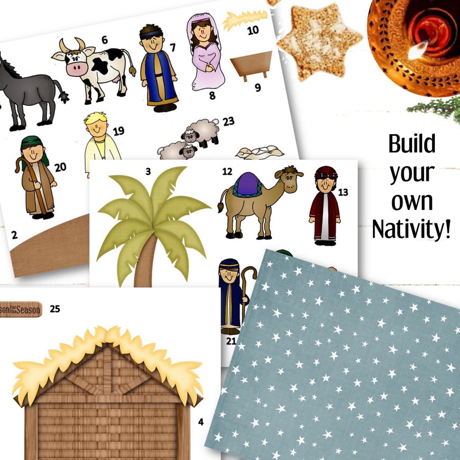 Nativity Advent & Story - INSTANT DOWNLOAD - Etsy
