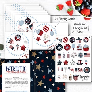 Patriotic Match Quest Game - INSTANT DOWNLOAD - Etsy