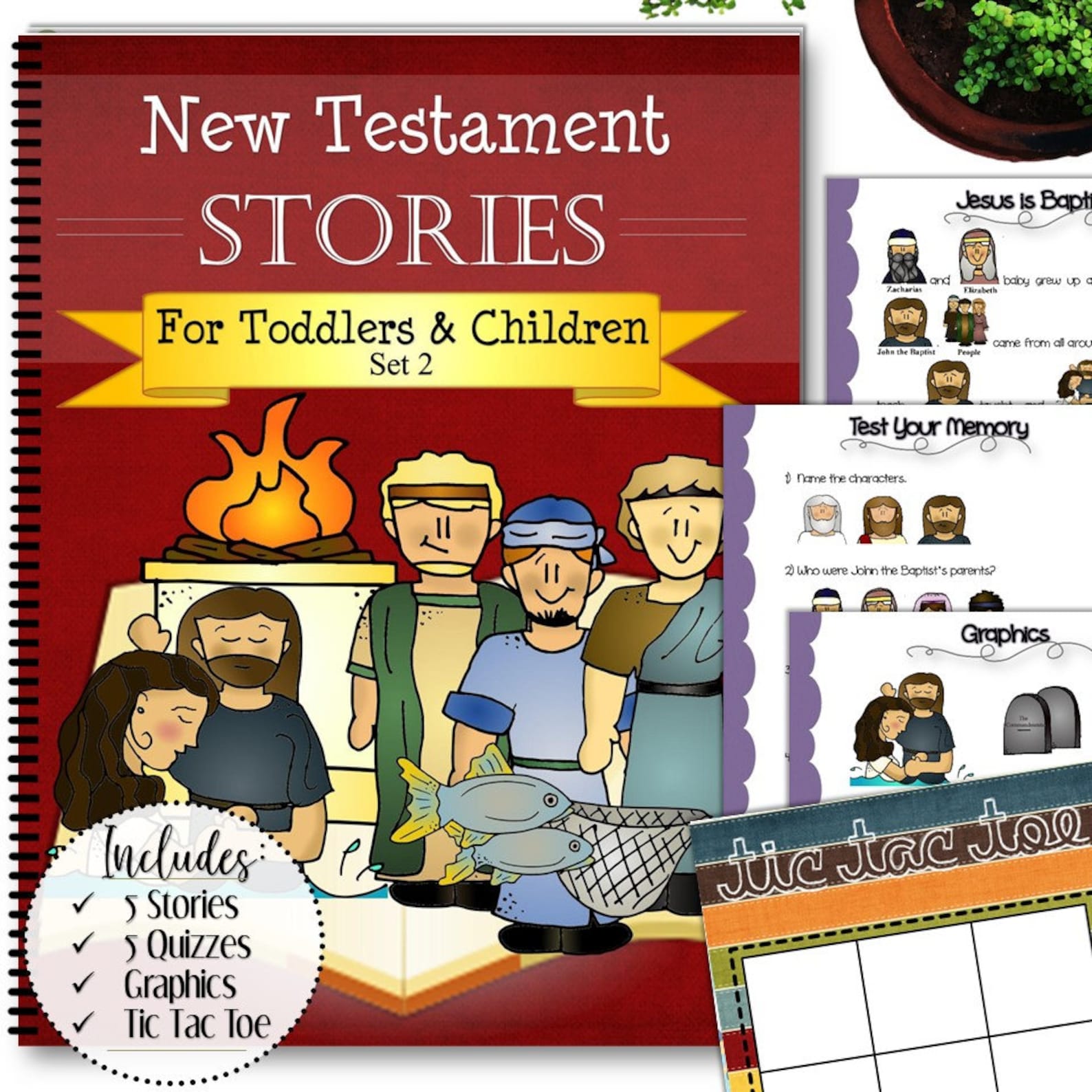 Complete New Testament Stories for Toddlers and Children | Etsy