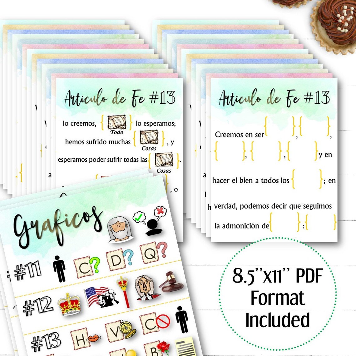 SPANISH Articles of Faith Made Easy INSTANT DOWNLOAD | Etsy