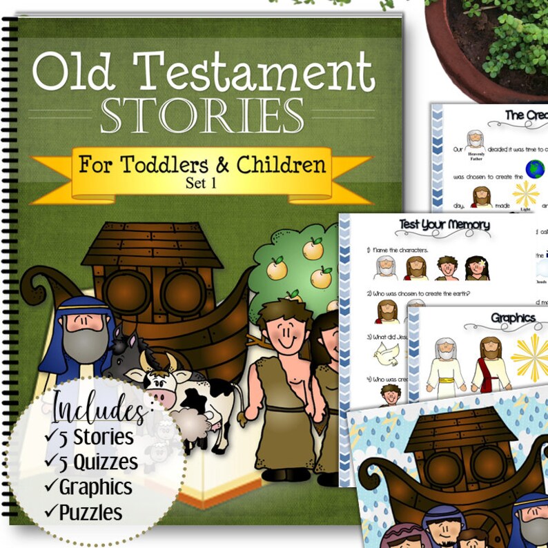 Complete Old Testament Stories For Toddlers and Children | Etsy