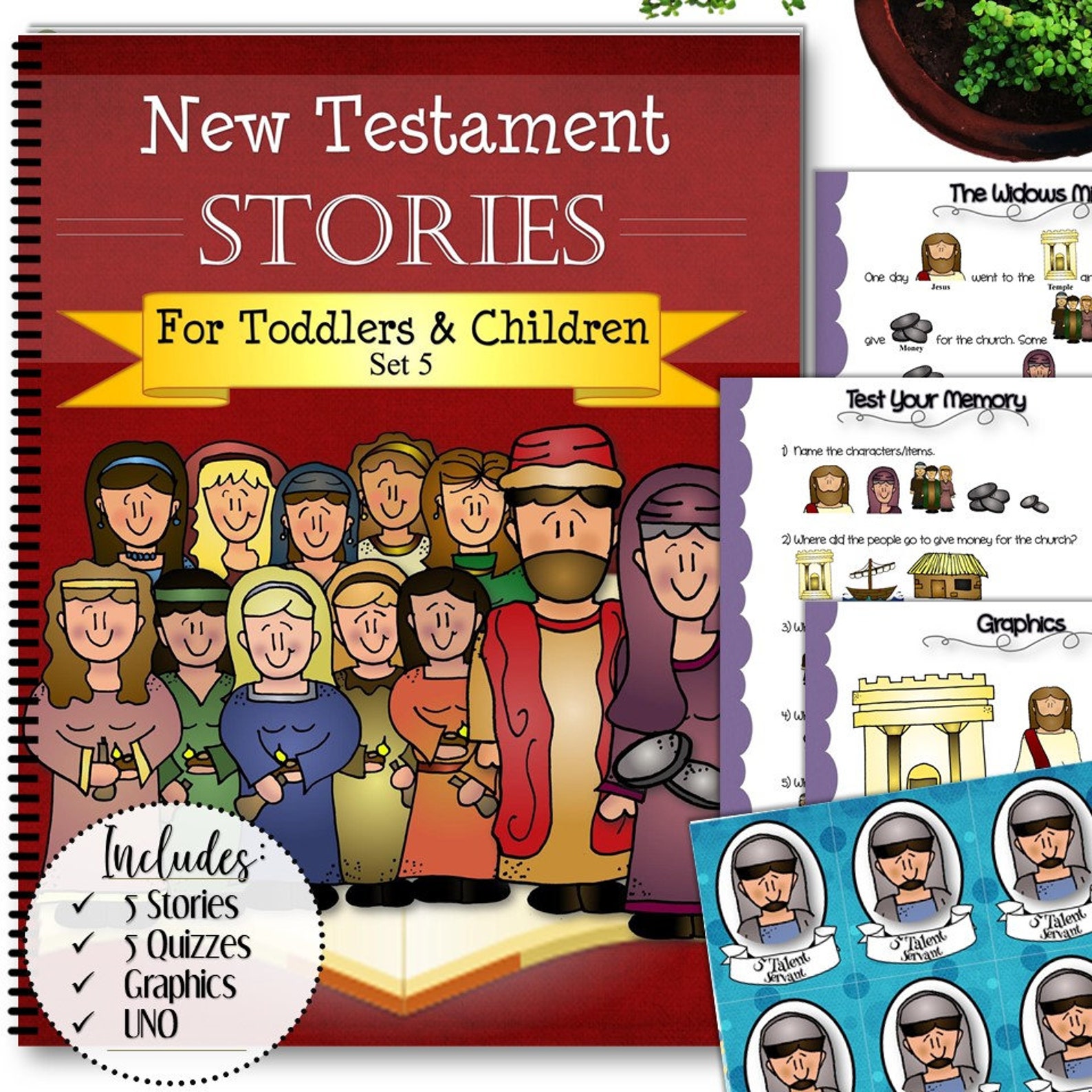 Complete New Testament Stories for Toddlers and Children | Etsy