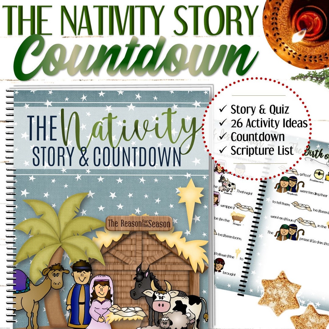 Nativity Advent & Story - INSTANT DOWNLOAD - Etsy