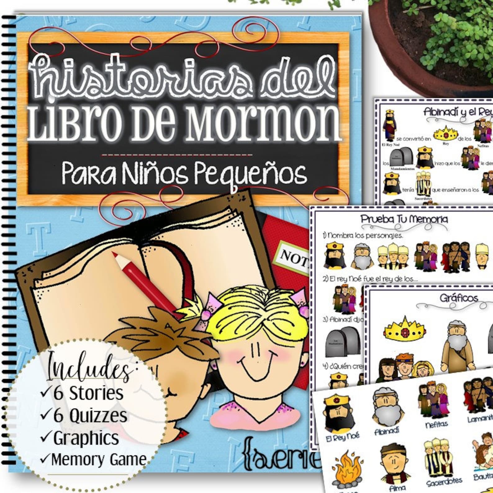 SPANISH Version Complete Book of Mormon Stories for Toddlers and ...
