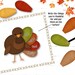 Turkey Advent Calendar With Thankful Prompt Cards - INSTANT DOWNLOAD - Etsy