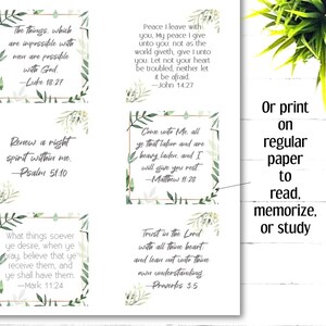 40 Hopeful Bible Verses for Sticky Notes - INSTANT DOWNLOAD - Etsy