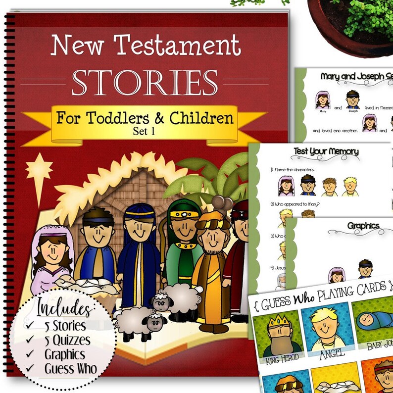 Complete New Testament Stories for Toddlers and Children | Etsy