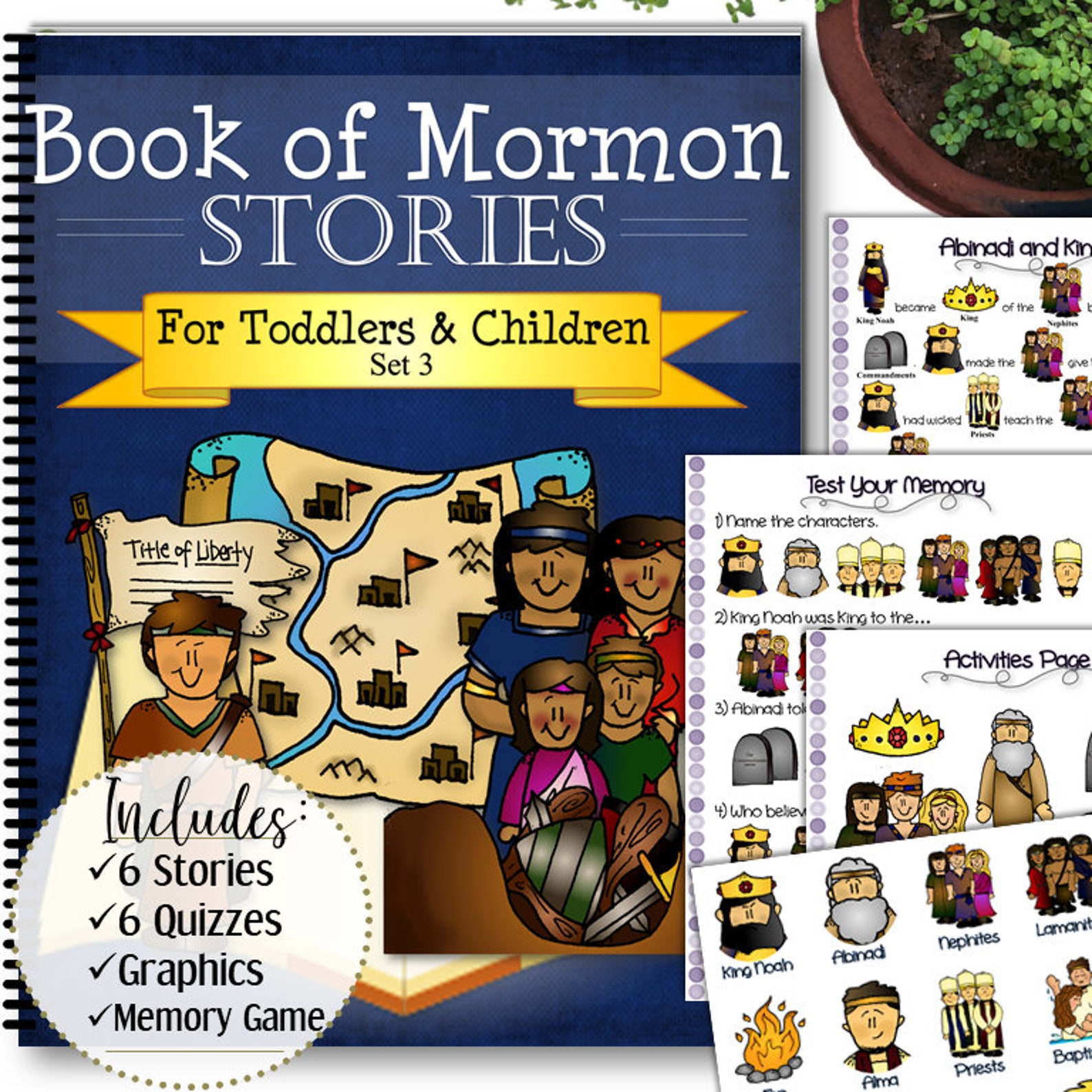 Complete Book of Mormon Stories for Toddlers and Children - Etsy