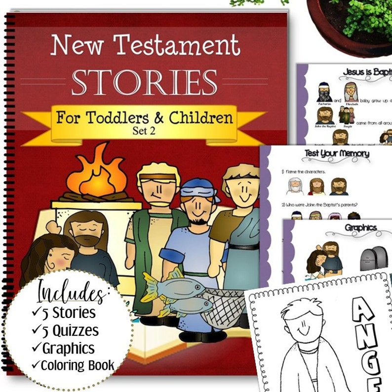 Complete New Testament Stories (for Toddlers and Children) - INSTANT ...