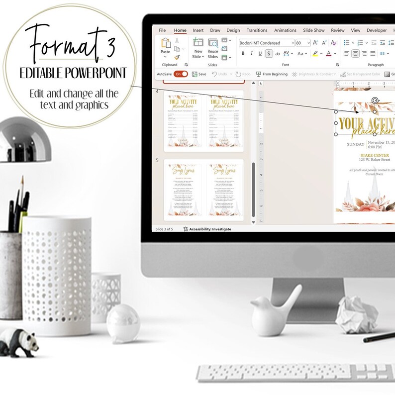 EDITABLE Event Invite, Program, and Lyrics - INSTANT DOWNLOAD - Etsy