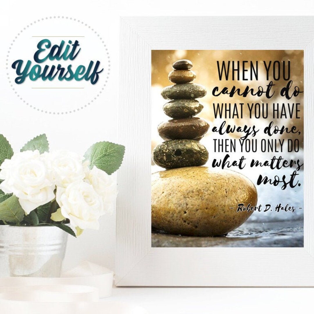 EDITABLE What Matters Most Printable - INSTANT DOWNLOAD - Etsy