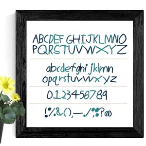 Digital Handwritten Font - Kool Kidz 2 (cu and Cu4cu OK) - IMMEDIATE ...