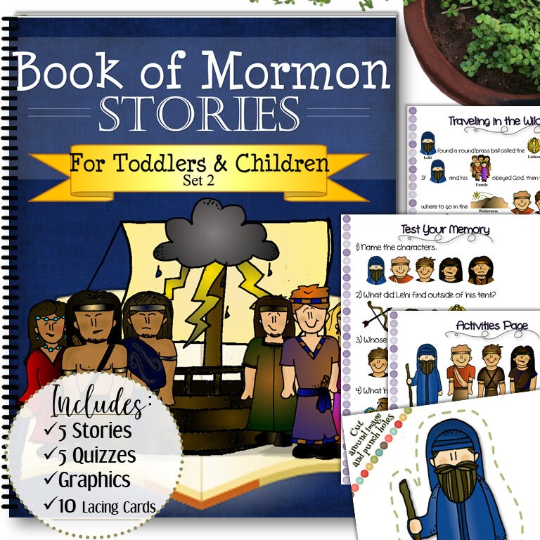 Complete Book of Mormon Stories For Toddlers and Children | Etsy