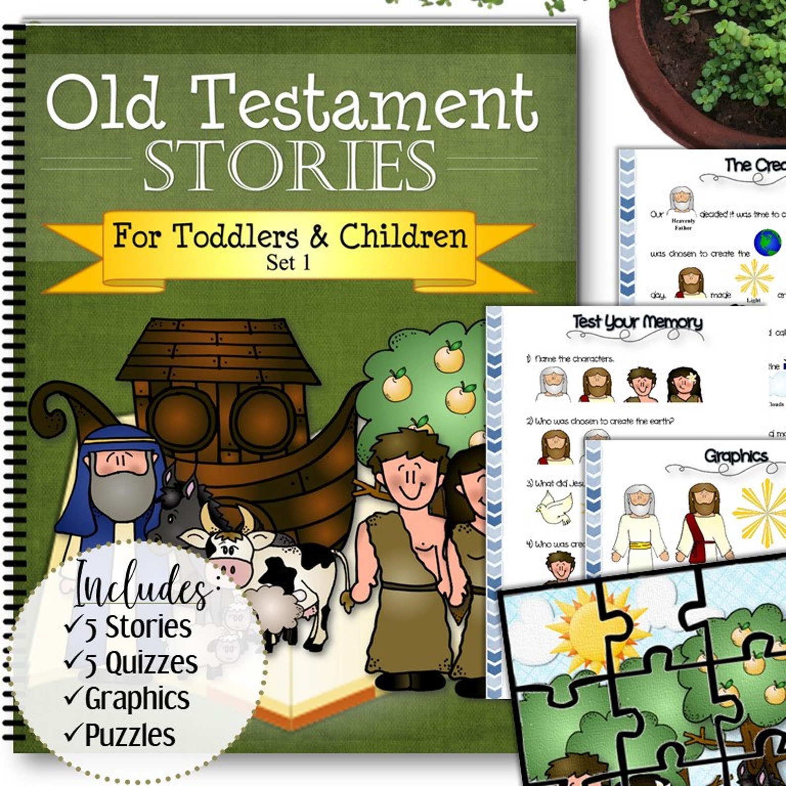 Complete Old Testament Stories for Toddlers and Children - Etsy