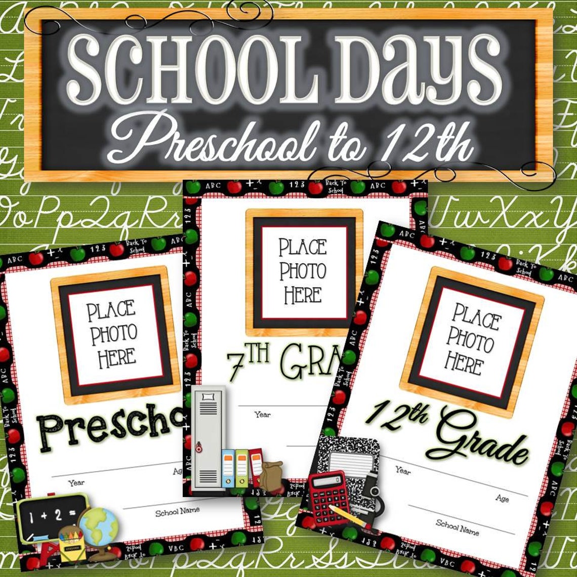 School Days Journal INSTANT DOWNLOAD - Etsy
