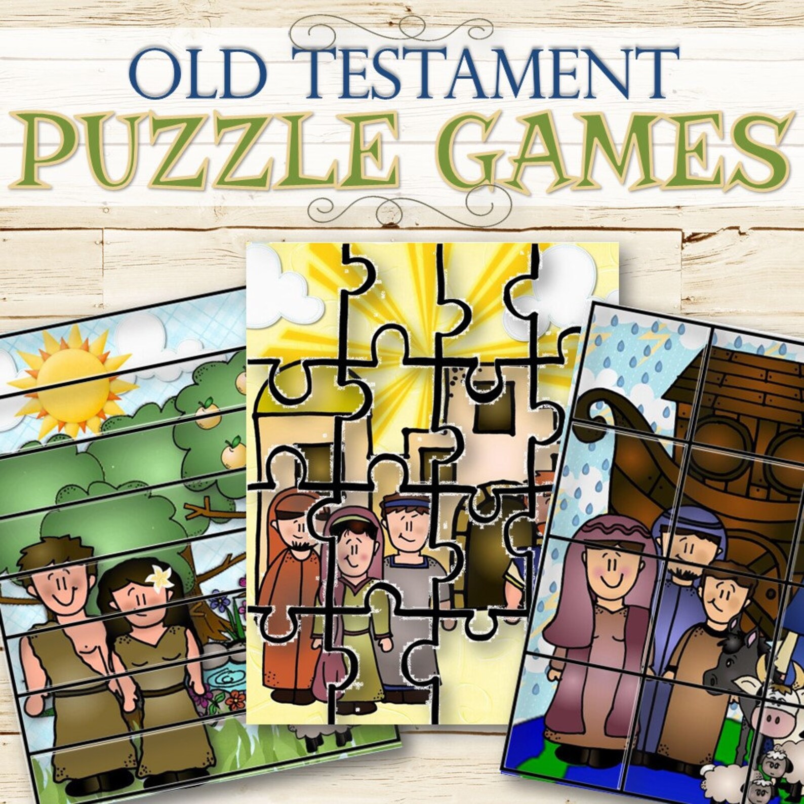 Old Testament Puzzle Games INSTANT DOWNLOAD | Etsy