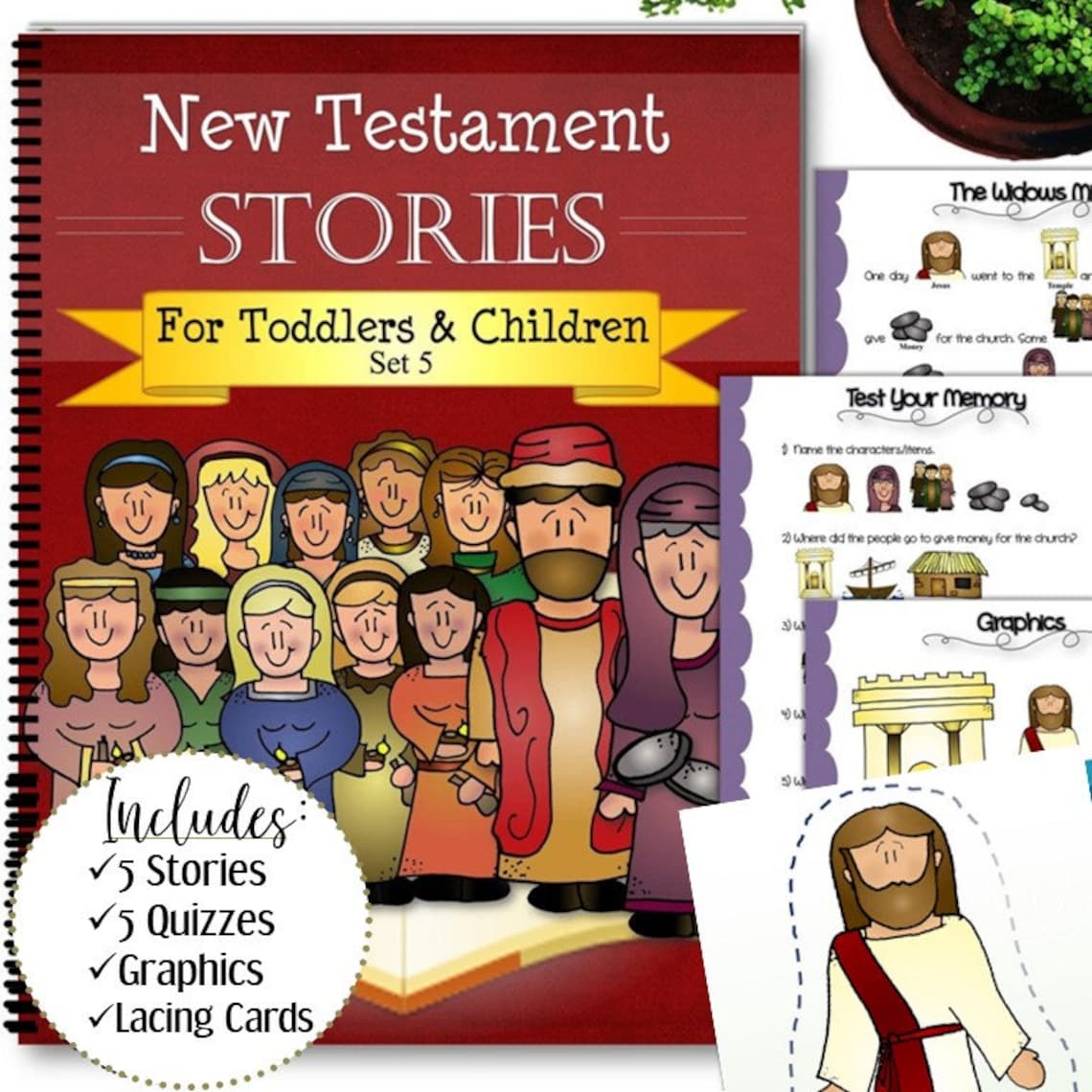 Complete New Testament Stories for Toddlers and Children - Etsy